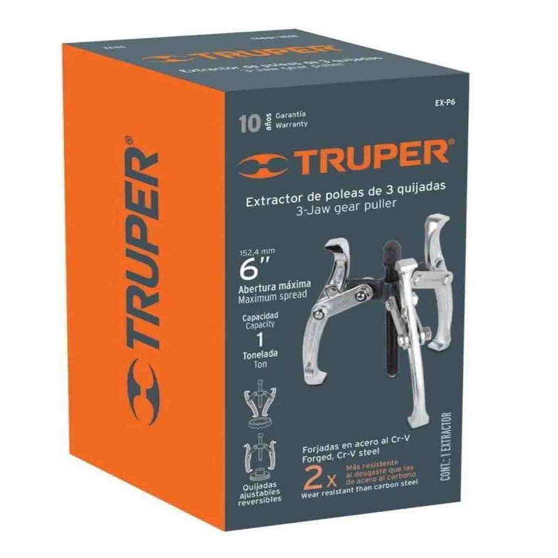 EXTRACTOR P/POLEA 6" No. 14506 TRUPER | Hágalo Home Center